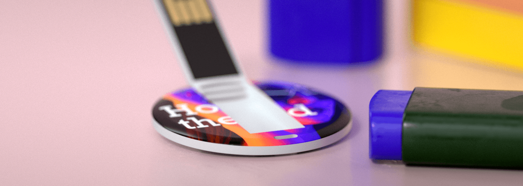 Color Card Round: USB Flash Drives | Maikii