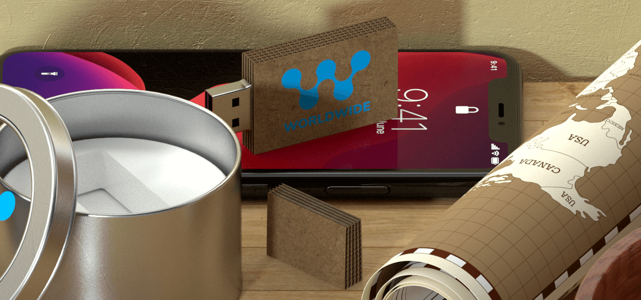 Cardboard Priority: USB Flash Drives | Maikii