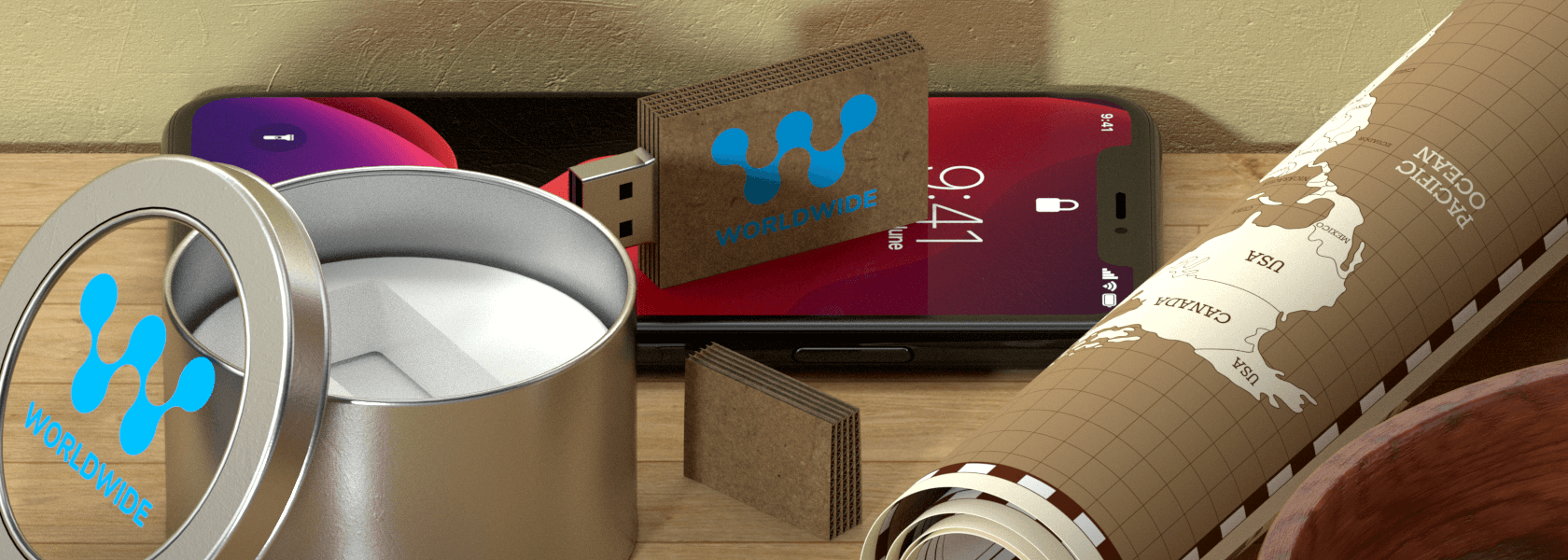 Cardboard Priority: USB Flash Drives | Maikii